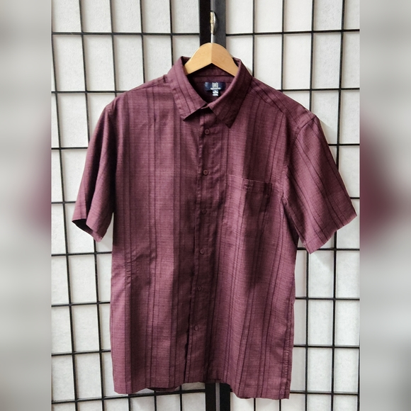 George | Shirts | George Red Dress Shirt Medium 384 | Poshmark